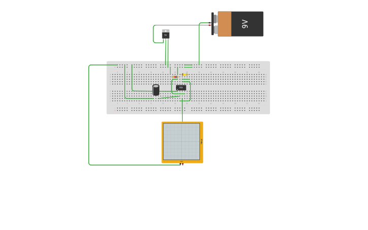 Circuit design 555 Timer - Tinkercad