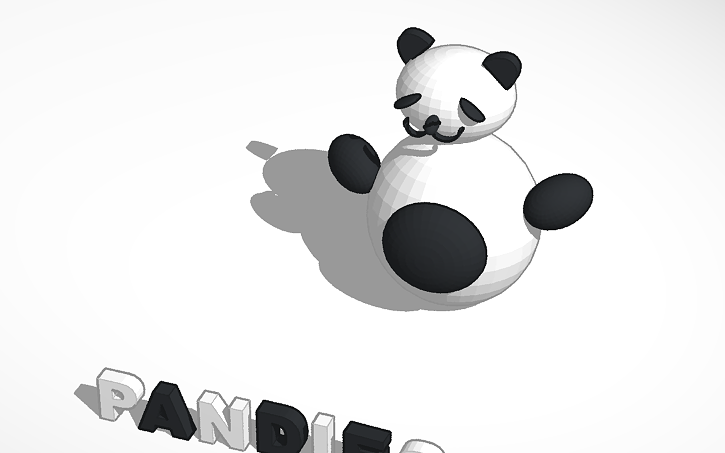 3D design Pandies The Panda | Tinkercad