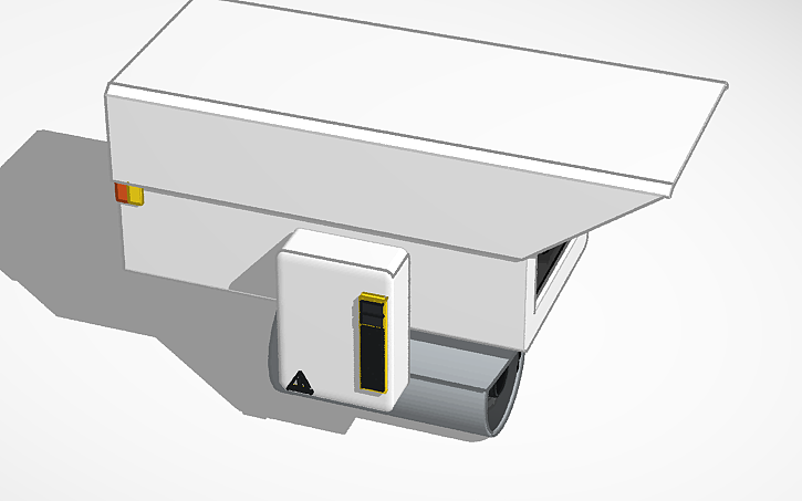 3D design cctv - Tinkercad