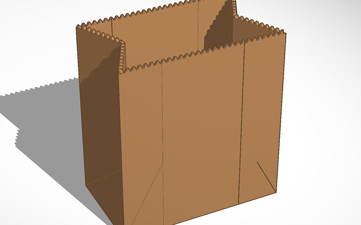 3D design Brown Bag #JunkYardCats - Tinkercad