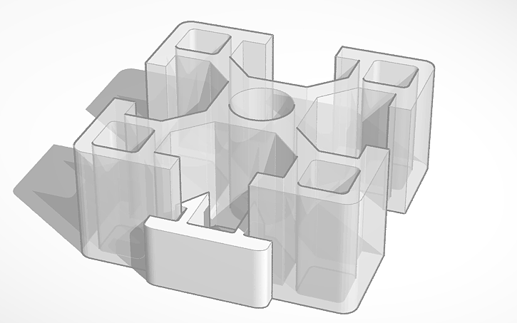 3D design 3030 Cable clip - Tinkercad