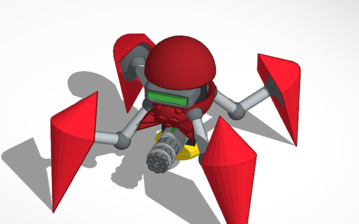 3d Design Egg Walker Tinkercad