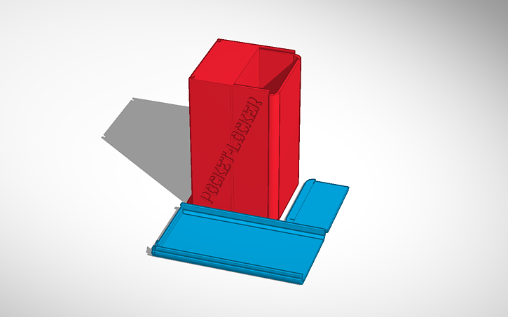 3D design Pocket-Locker (Print) | Tinkercad