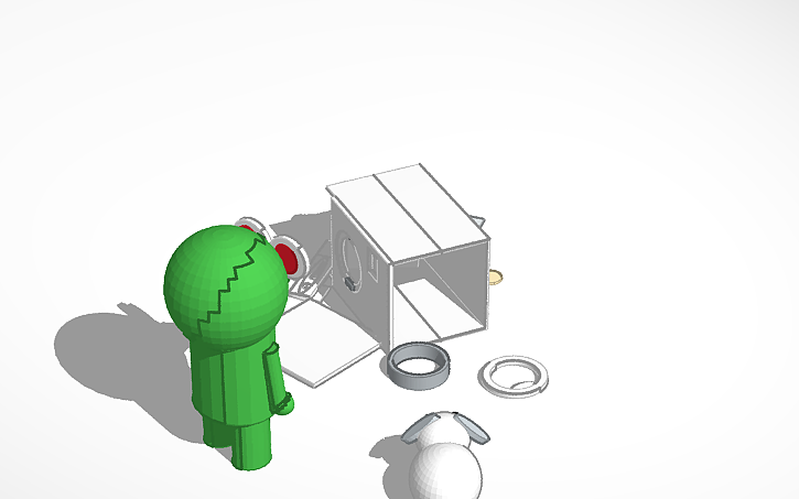 3D design Washing Machine Destruction #3 | Tinkercad