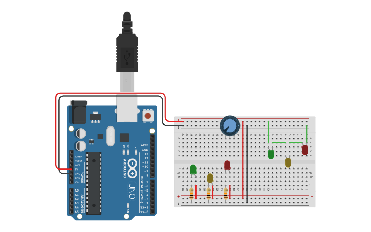 Circuit design Copy of Parallel vs. Series 3-Bulb Warm Up | Tinkercad