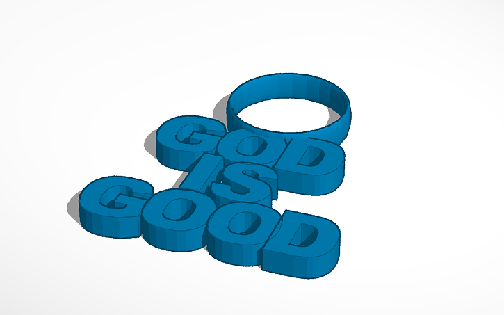 3D design God is Good | Tinkercad