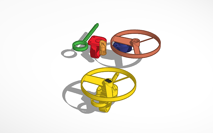 3D design Ring Copter (read desc) - Tinkercad