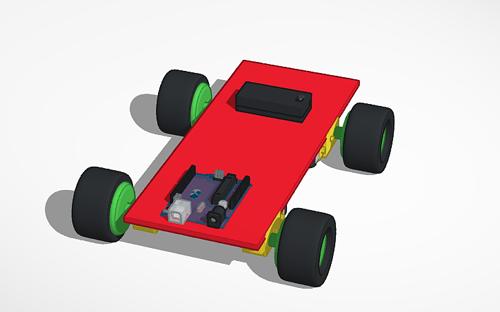 3D design Chasis - Tinkercad