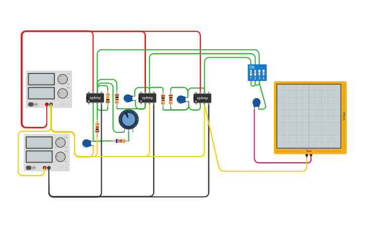Circuit design Simple 741 Function Generator - Tinkercad