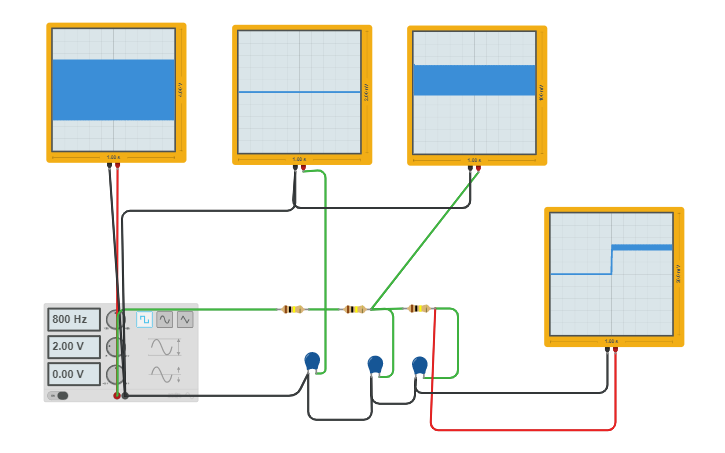 Circuit design Electronic_Square wave to Sine Wave Converter - 3p SEBASTIAN2020 | Tinkercad