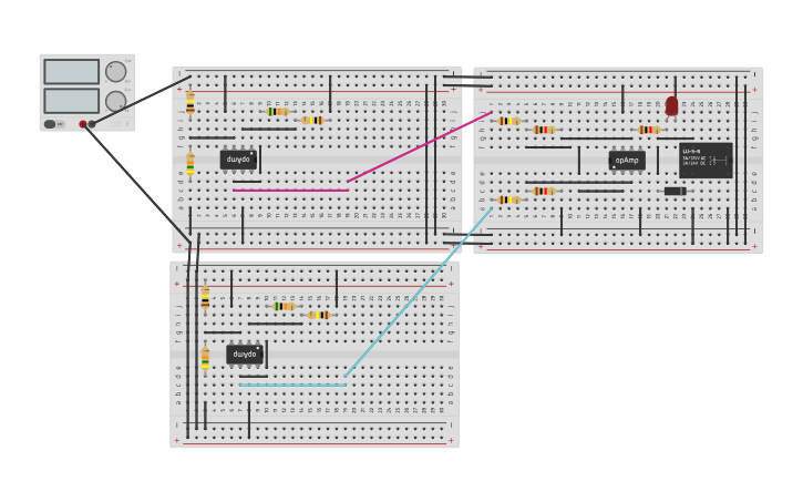 Circuit Design Problema 4 Tinkercad