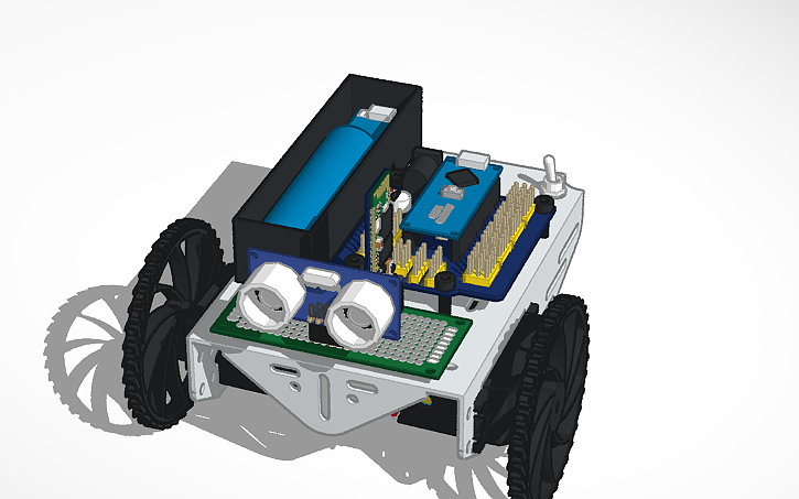 3d Design Robot Car Tinkercad