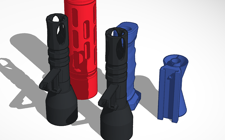 3D design Nerf - Tinkercad