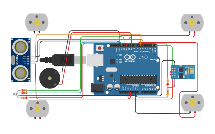 Circuit Design Autonomous Vehicle Collision Detection And Informer