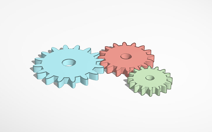 3D design Lab05 geer - Tinkercad