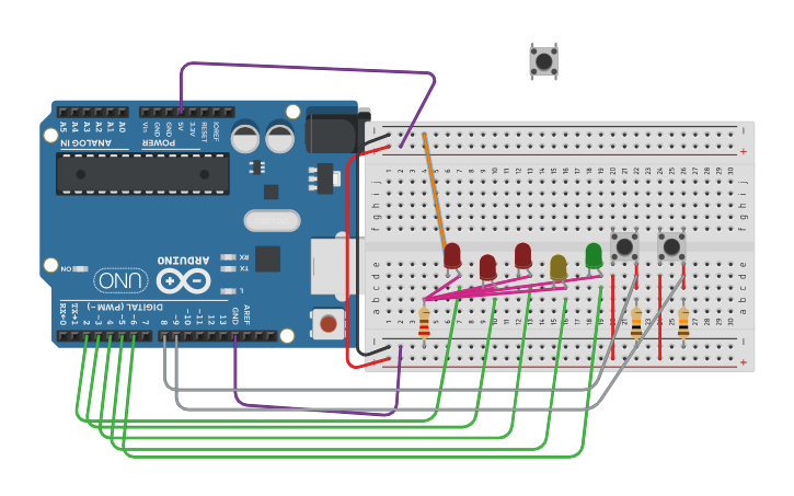 Circuit design IES II PERIODO | Tinkercad