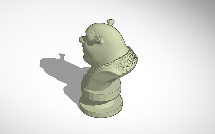 3D design shrek jibit - Tinkercad