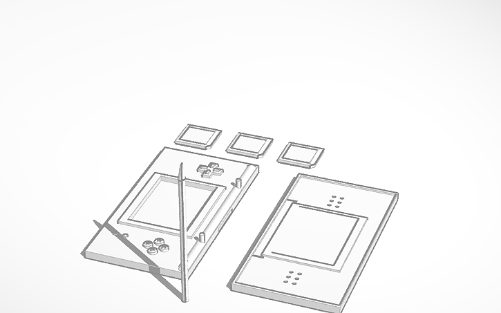 3D design Nintendo ds lite | Tinkercad