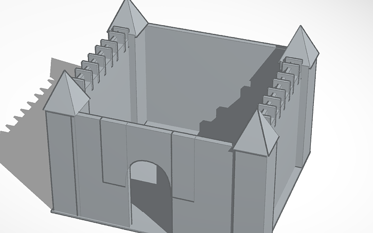 3D design Castle - Tinkercad
