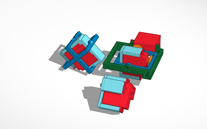 3D design Futaba FP-S28 Gimbal - Tinkercad