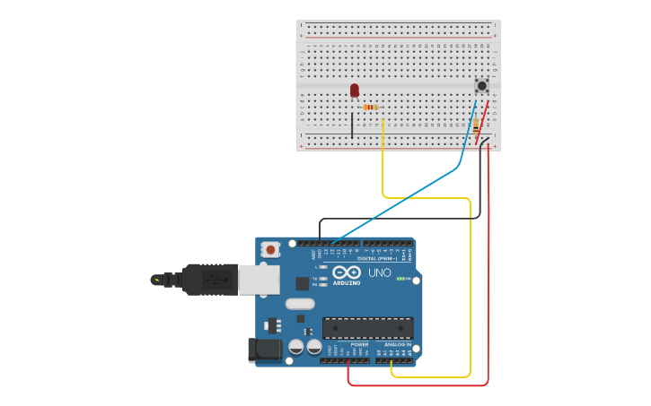 Circuit design Led Arduino - Tinkercad Circuit design Led Arduino - Tinkercad