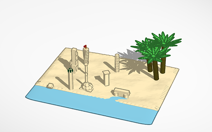 3D design Sand City - Tinkercad