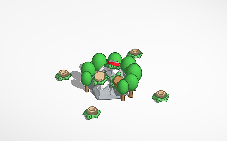 3D design Capy Turtle - Tinkercad