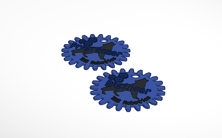 3D design TMS Robotics B/P Pins - Tinkercad