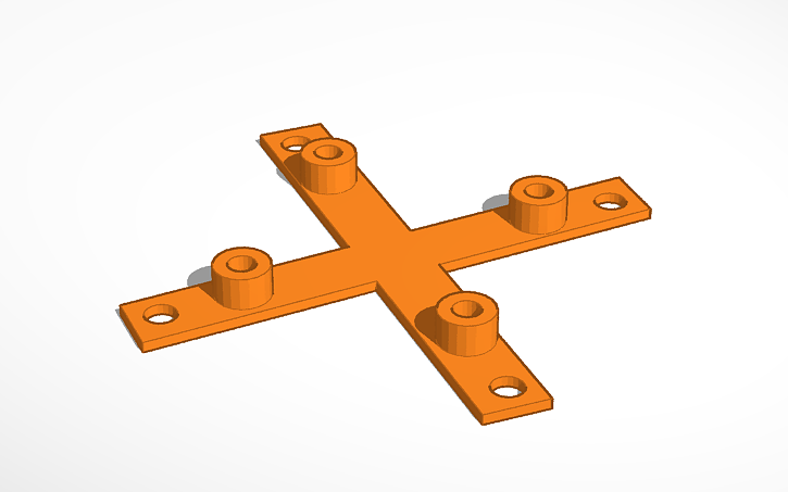 3D design 20x20 fc adapter - Tinkercad