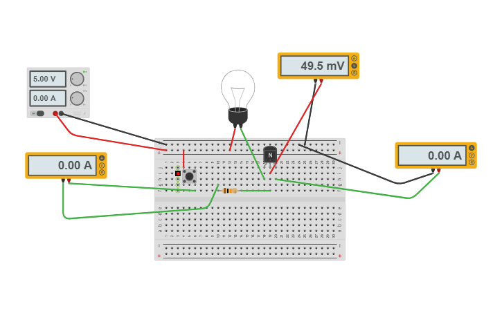 Circuit Design Simple Transistor Switch Tinkercad