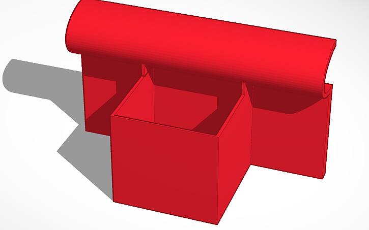 3D design Adapter Charging Shelf (for smartphones) KM - Tinkercad