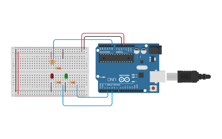 Circuit design Guia 3 Desafio | Tinkercad
