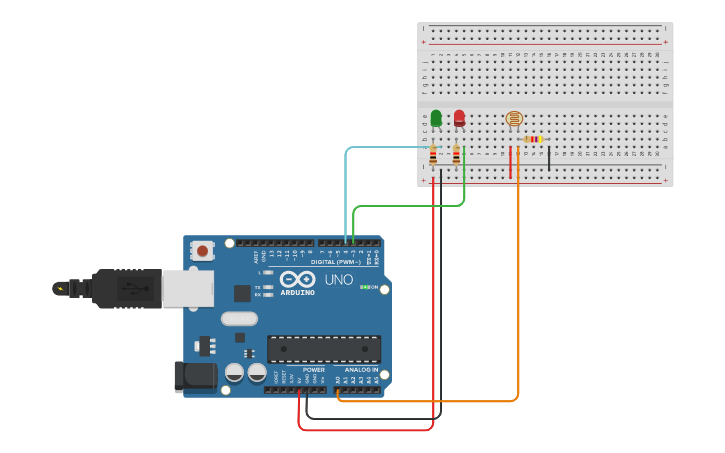 Circuit design 12 Example State Machine - Tinkercad