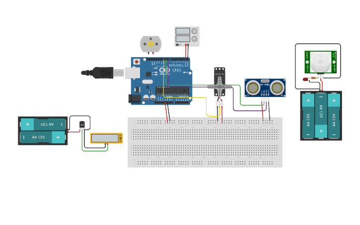 Circuit design AXIS - FPOM | Tinkercad