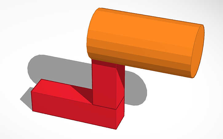 3D design lever | Tinkercad