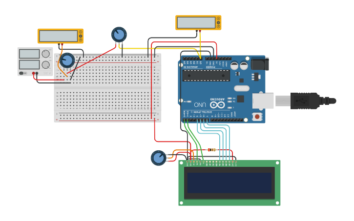 Circuit design Progetto Trasduttore - Uff | Tinkercad