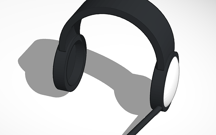 3D design Headset - Tinkercad