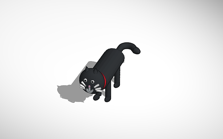 3D design Tatlış Kedi - Tinkercad