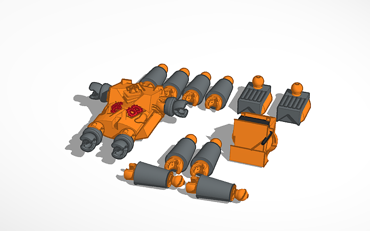 3D design posable figure - Tinkercad