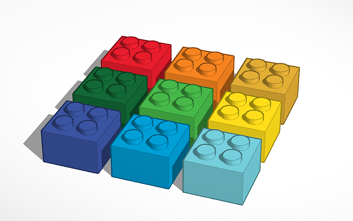 3D design Lego Bricks | Tinkercad