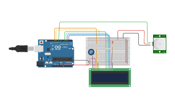 Circuit design motion detection2 | Tinkercad