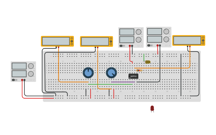 Circuit design Komparator Alat - Tinkercad