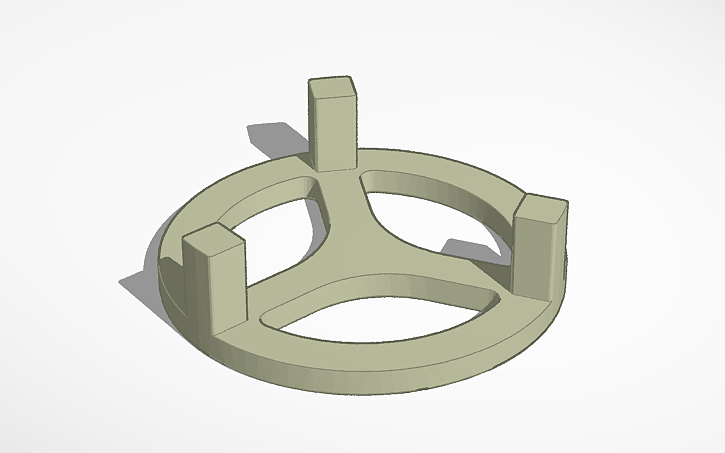 3D design focus knob rotator adapter - Tinkercad