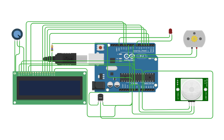 Circuit Design Arduino Based Home Automation Tinkercad