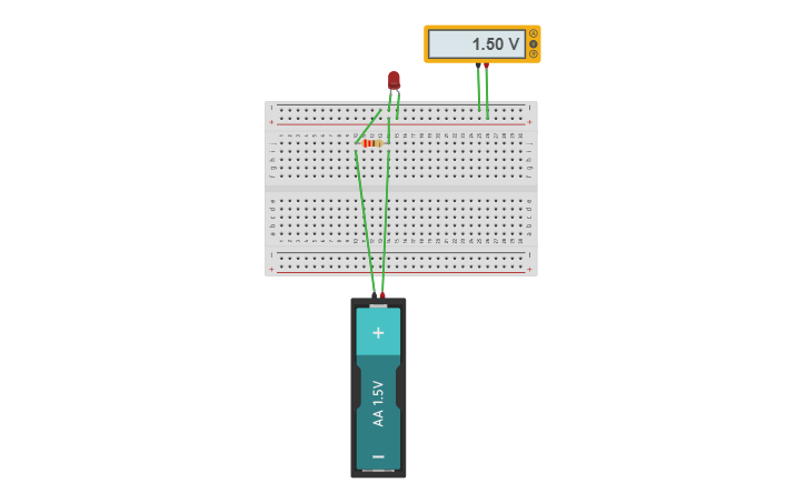 Circuit design montaje 4 - Tinkercad