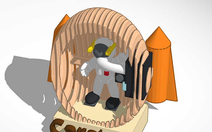 3D design Saturn Astronaut Carsten5c | Tinkercad