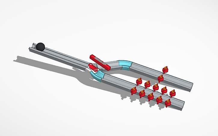 3D design Marble Run Points - SIM LAB - Tinkercad