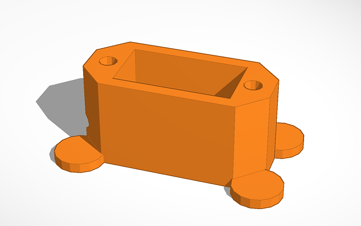 3D design Hobby Servo Holder - Tinkercad