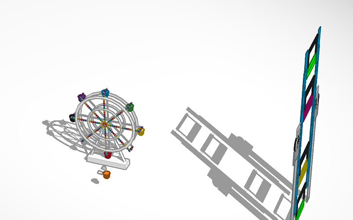 3D design Copy of Ferris Wheel - Tinkercad
