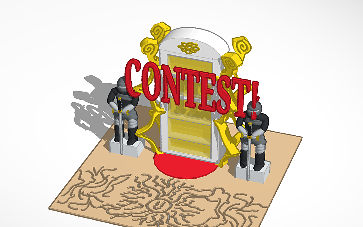 3D design Medal / trophy case contest - Tinkercad